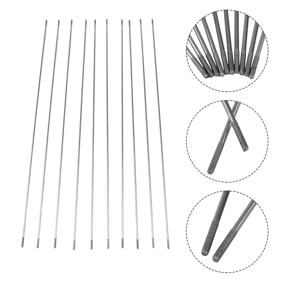 Premium Quality For RC Airplane Push Rod 10pcs Set M2 Thread 150 300mm ...