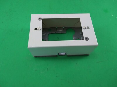 METAL WHITE ELECTRICAL BOX FOR OUTLET/SWITCH INSTALLATION | eBay