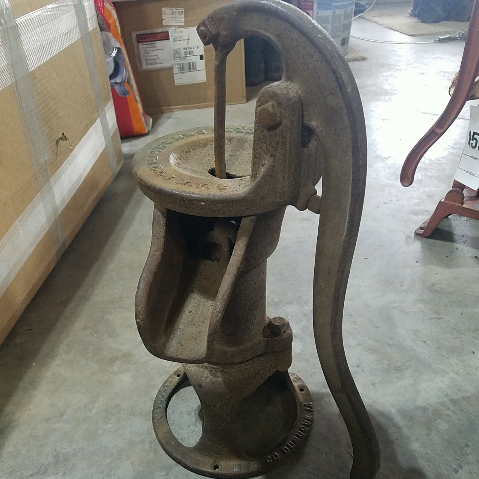 Vintage McDonald Mfg Co Cistern Water Pump The Goulds Seneca Falls NY ...