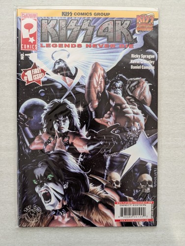 KISS 4K Legends Never Die #1 Comic Platinum 2007 KISS Comics Group Gene ...