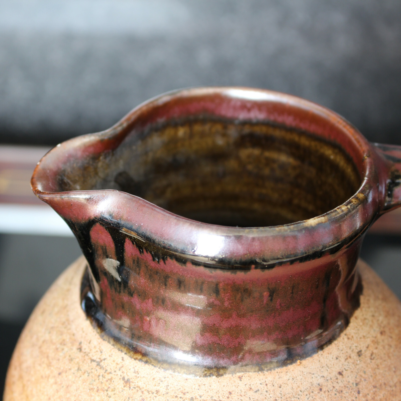 Attractive WAYNE HATHAWAY Shinners Bridge Pottery Jug Studio Pottery ...