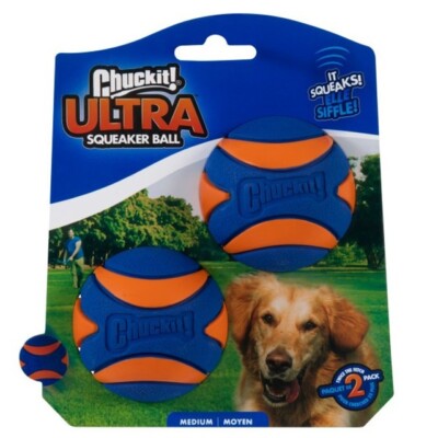 Chuckit Ultra Squeaker Dog Ball, All sizes! | eBay UK