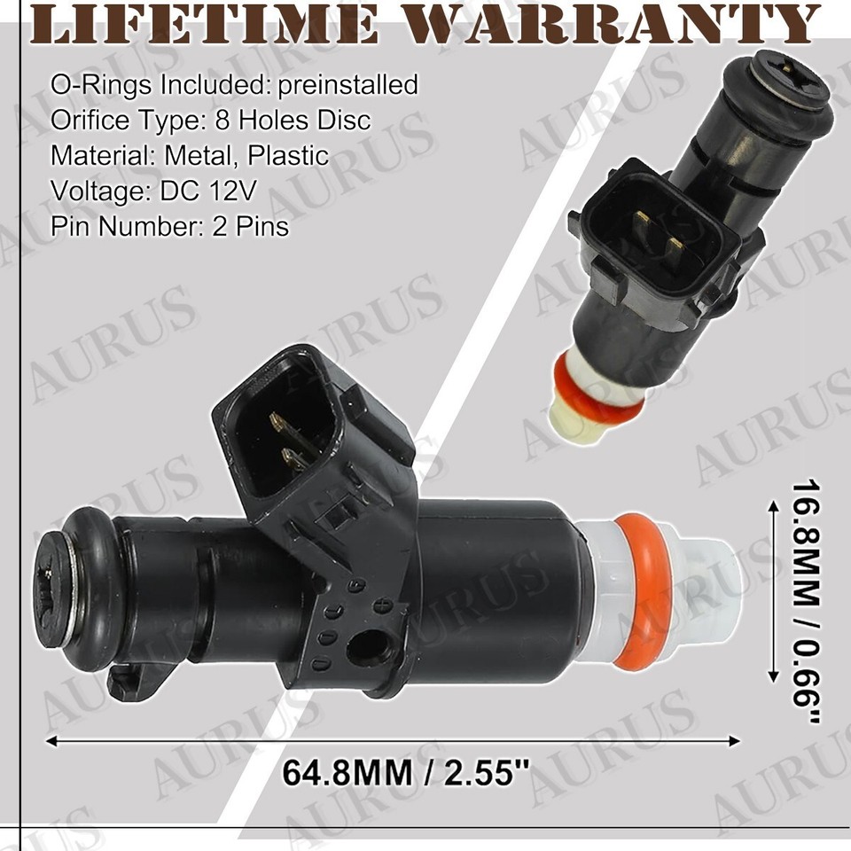 x1 OEM KEIHIN Fuel Injector for 2003-2011 Honda Civic Hybrid 1.3L 16450 ...