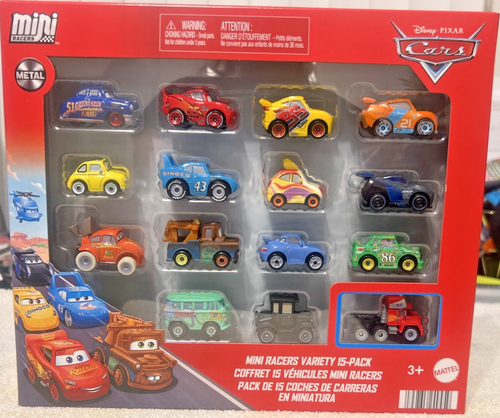 🚗 Disney Pixar Cars Mini Racers 15 Pack Jocko Flocko Mack Lizzie Chick ...