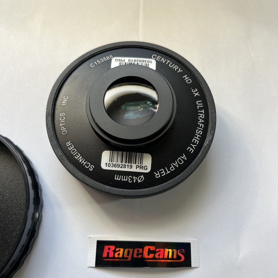 Century Optics .3x 4k Ultra Fisheye Lens Adapter Fish Eye Schneider ...