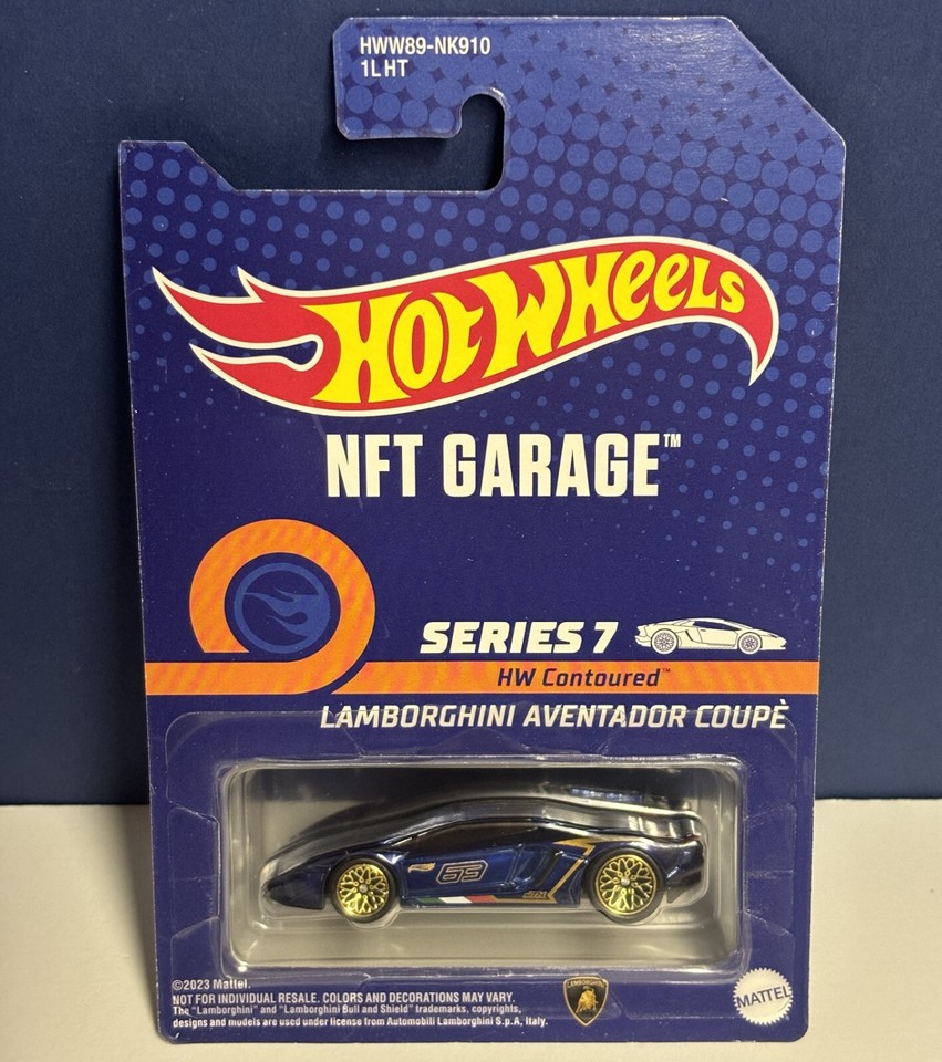 Hot Wheels Garage Series 7 Lamborghini Aventador Ultra Rare NFTH ...