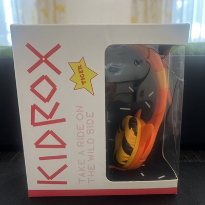 KidRox Tiger-Ear Kids Headphones, 85dB Volume Limited, Adjustable and ...
