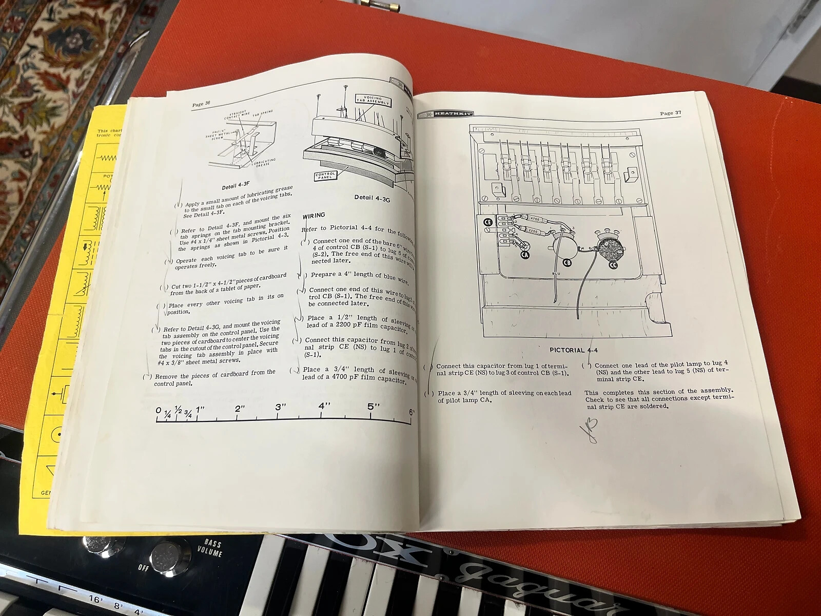 VOX HEATHKIT TO 68 Jaguar Transistor Organ Complete 1969 | eBay