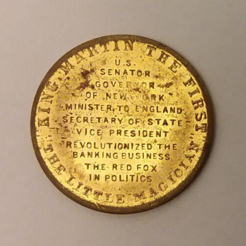 Marten Van Buren 8th President Coin Medal Token 25mm | eBay