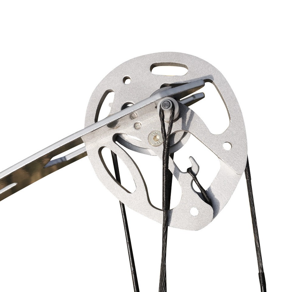 Mini Compound Bow 35lbs Triangle Bow Set Arrows Fishing Archery Hunting ...