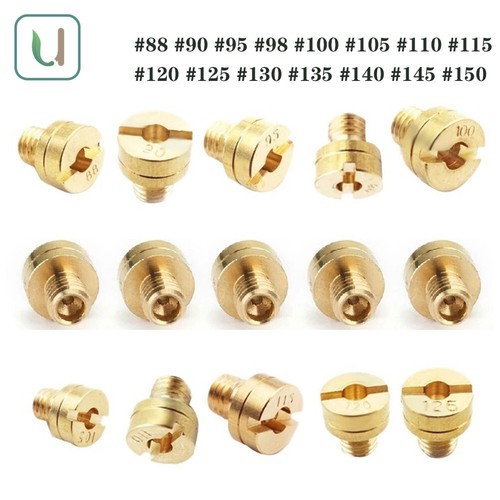 New 15 Pcs Main Jets For Mikuni 28mm 26mm N100/604 VM22 VM24 VM26 VM30 ...