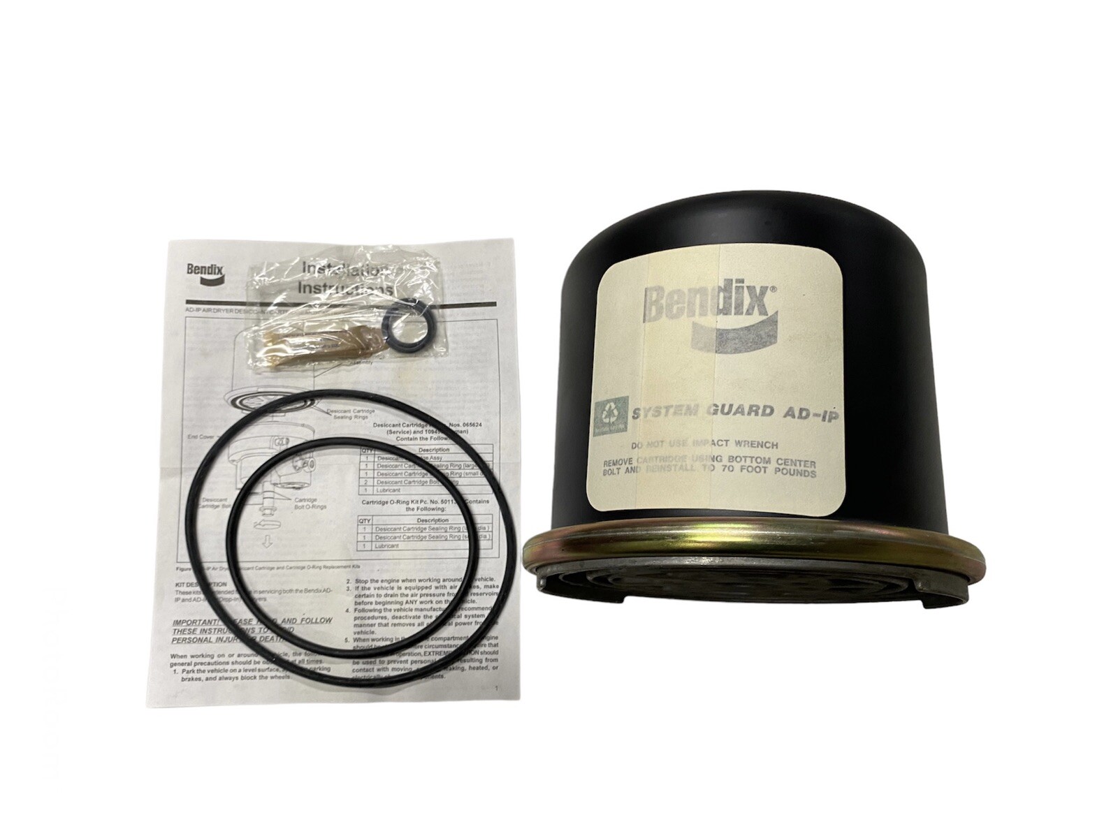 BENDIX | AD-IP | 065624 65624 L1202W | Desiccant Cartridge (Air Dryer ...