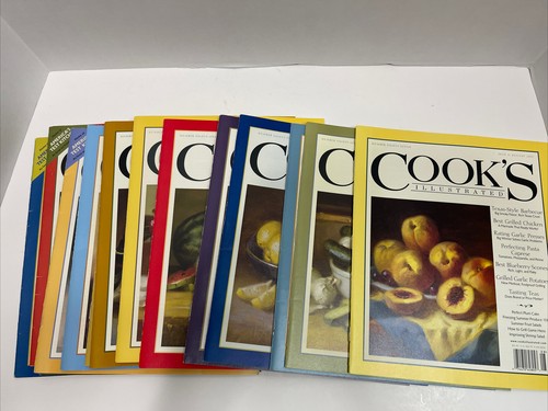 Cook's Illustrated Cooking Magazine Back Issue Lot 14 Issues 2003-2007 ...
