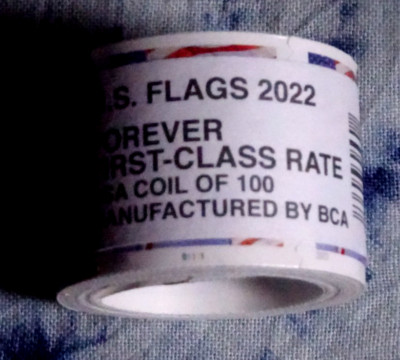US 5656 U.S. FLAGS COIL ROLL OF 100 (F) STAMPS !! | eBay
