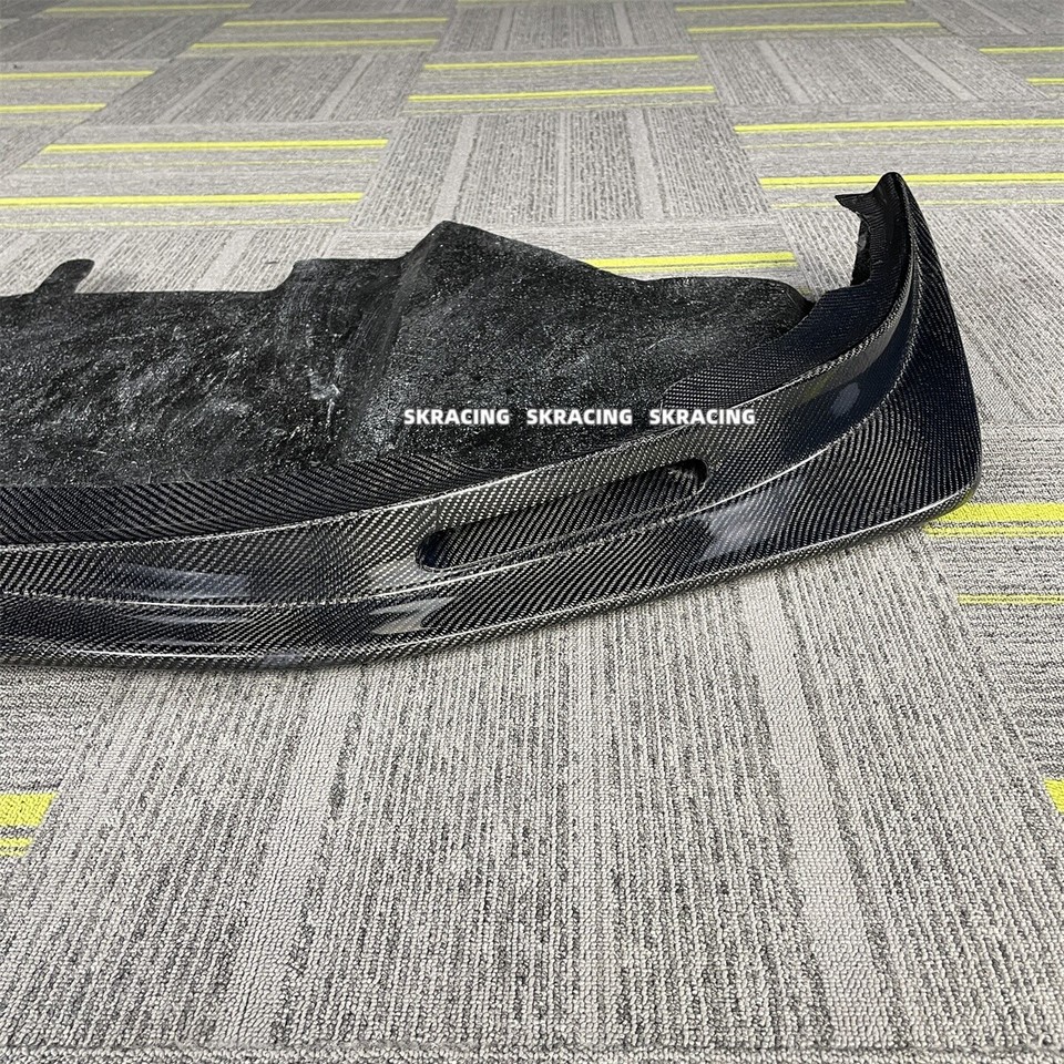 Real Carbon Fiber Front Bumper Lip Spoiler Bodykit Fits Nissan GTR R35 ...