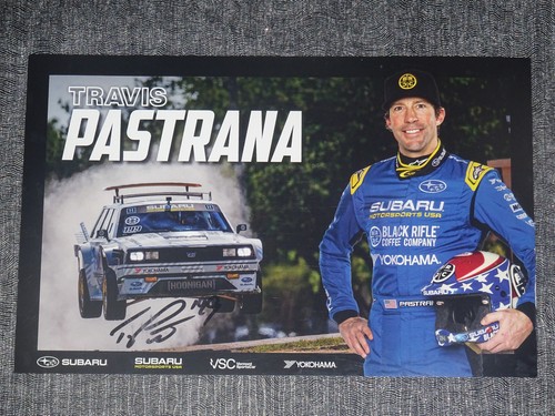 Travis Pastrana hand signed Subaru Motorsports Hoonigan poster ...