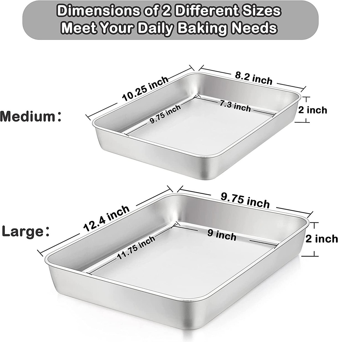 Stainless Steel Baking Pan