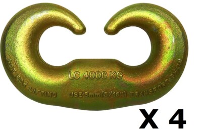 4 x Chain Load Choker 8mm - Load Restraint - Transport Chain, 4x4 ...