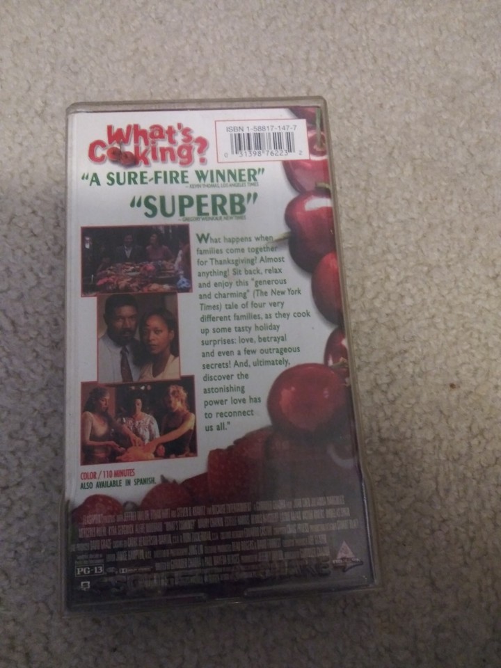 Whats Cooking (VHS, 2001) 31398753834| eBay