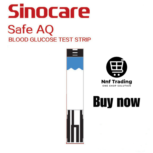 Sinocare Safe AQ 50 Blood Sugar Glucose Test Strips and lancets | eBay