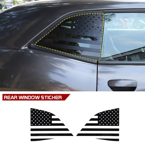 2pcs Side Rear Window Sticker Trim for Dodge Challenger 2008-2023 ...