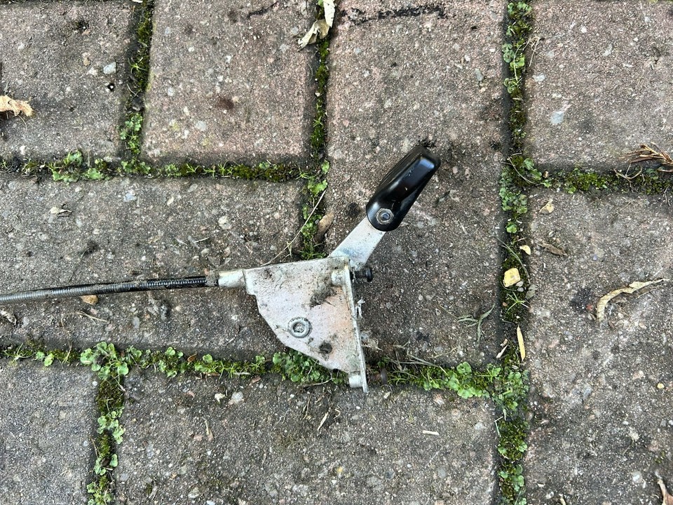 Mountfield 1430 Choke Throttle Cable Control Handle ride on mower | eBay UK