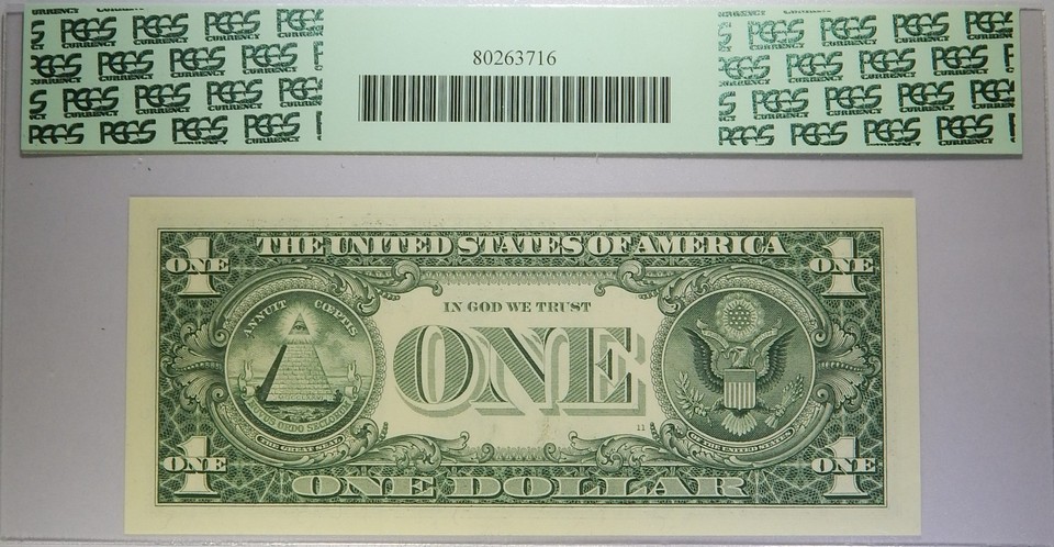 1999 $1 Chicago PCGS 63 PPQ Millennium Note Serial Number 20014934 | eBay