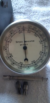 Elliott Speed Indicator Hand Tachometer Rev Counter for Stationary ...