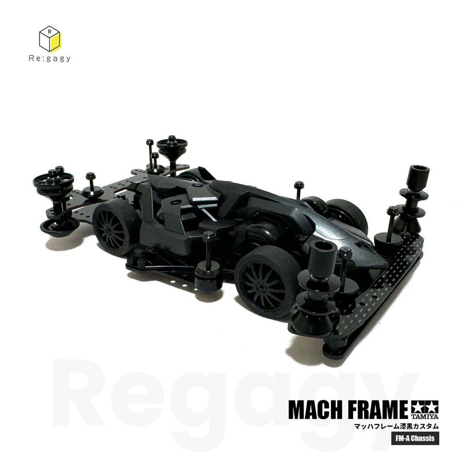 Mini 4wd Mach Frame Fma Jet Black Custom Completed Model Tamiya B-max ...