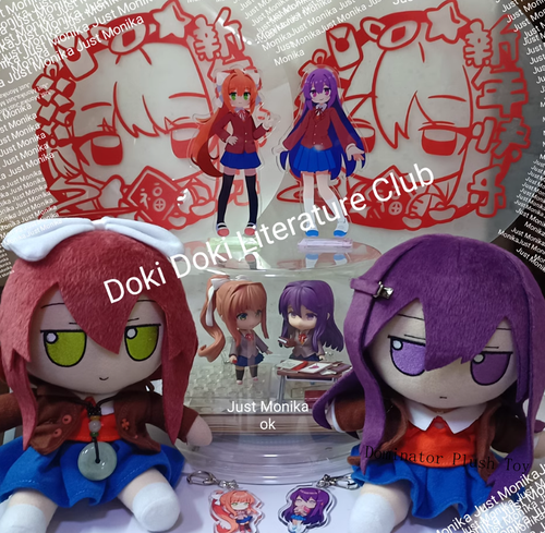 Doki Doki Literature Club ! Monika Fumo Plush Doll 20Cm Dress Up ...