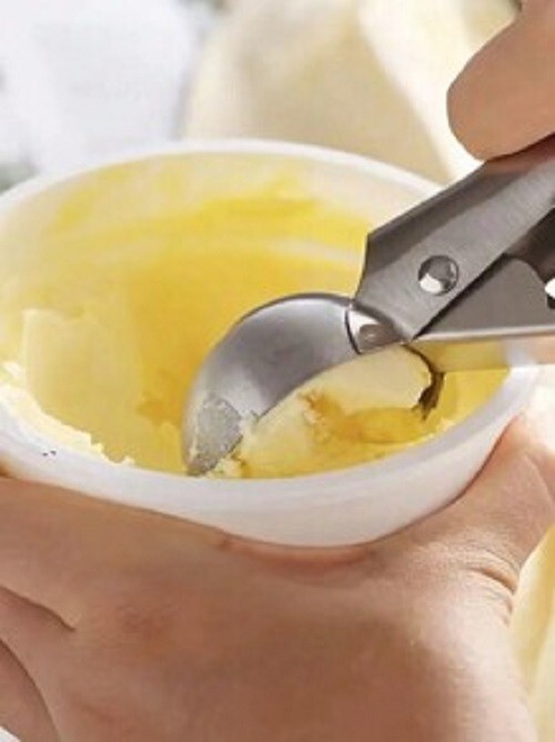 ICE CREAM SCOOP STAINLESS STEEL MASH POTATO ICE CREAM SPOON BALL | eBay UK