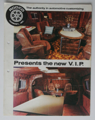 RODCO new VIP motorhome dealer brochure English ST501000318 | eBay