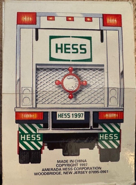 Hess Truck Lot of 3 new collectibles 1990, 1997, 2011 all in mint ...