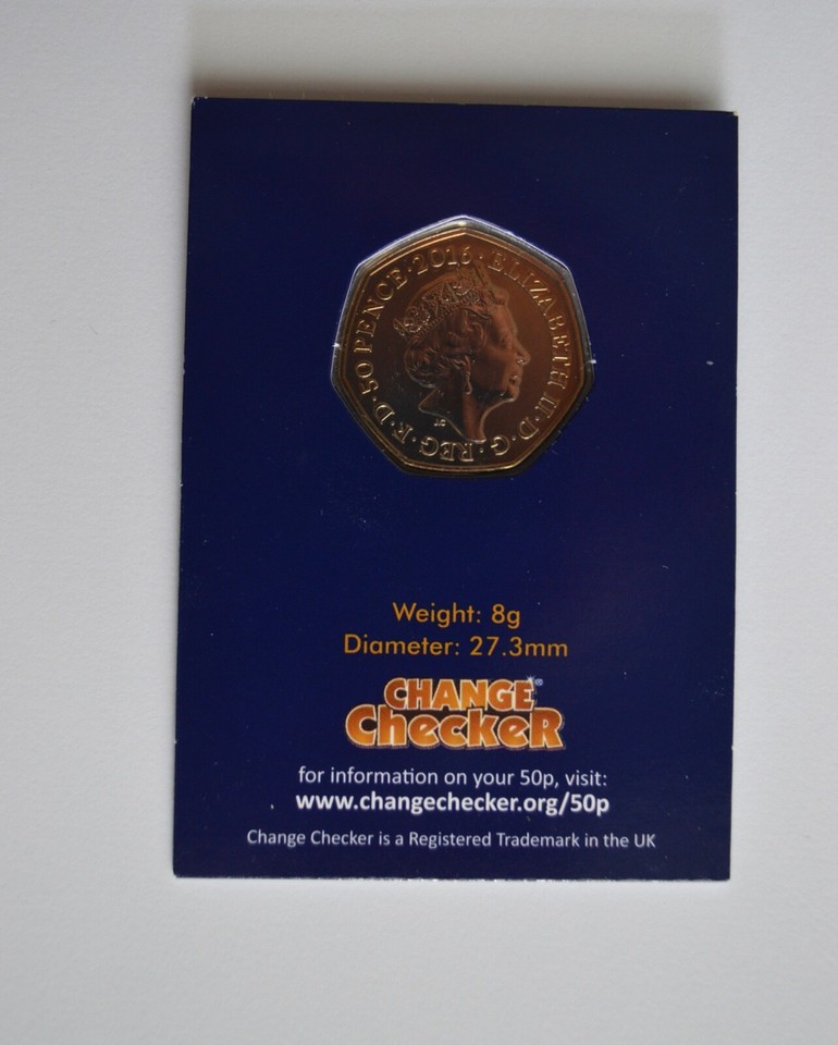 50p Change Checker Brilliant Uncirculated Fifty Pence Choice of Year ...