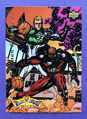 1992 Upper Deck FANIMATION Larry Bird/Michael Jordan #510 Birdman ...