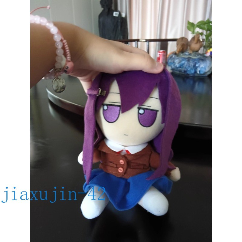 Doki Doki Literature Club! 20Cm Yuri Fumo Plush Doll Cotton Pillow ...