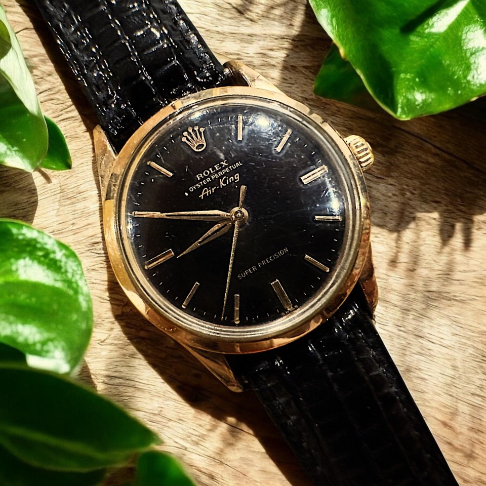 Vintage 1964 Rolex Air-King Ref 5506 Gold Capped Auto – Excellent Dial ...