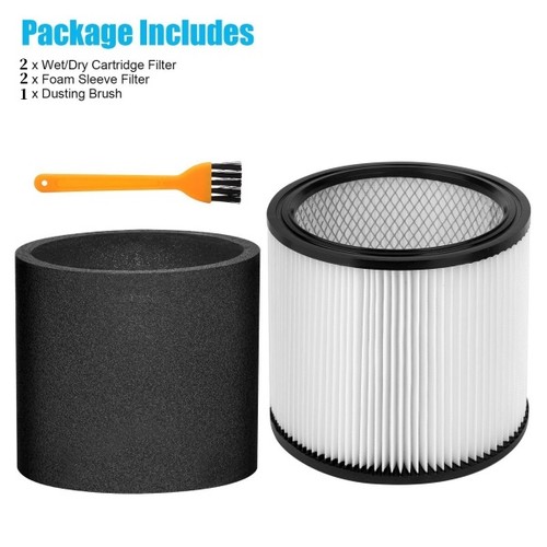 1-2PCS Filter Cartridges 90304 90350 90333 Type U for Shop Vac Wet/Dry ...