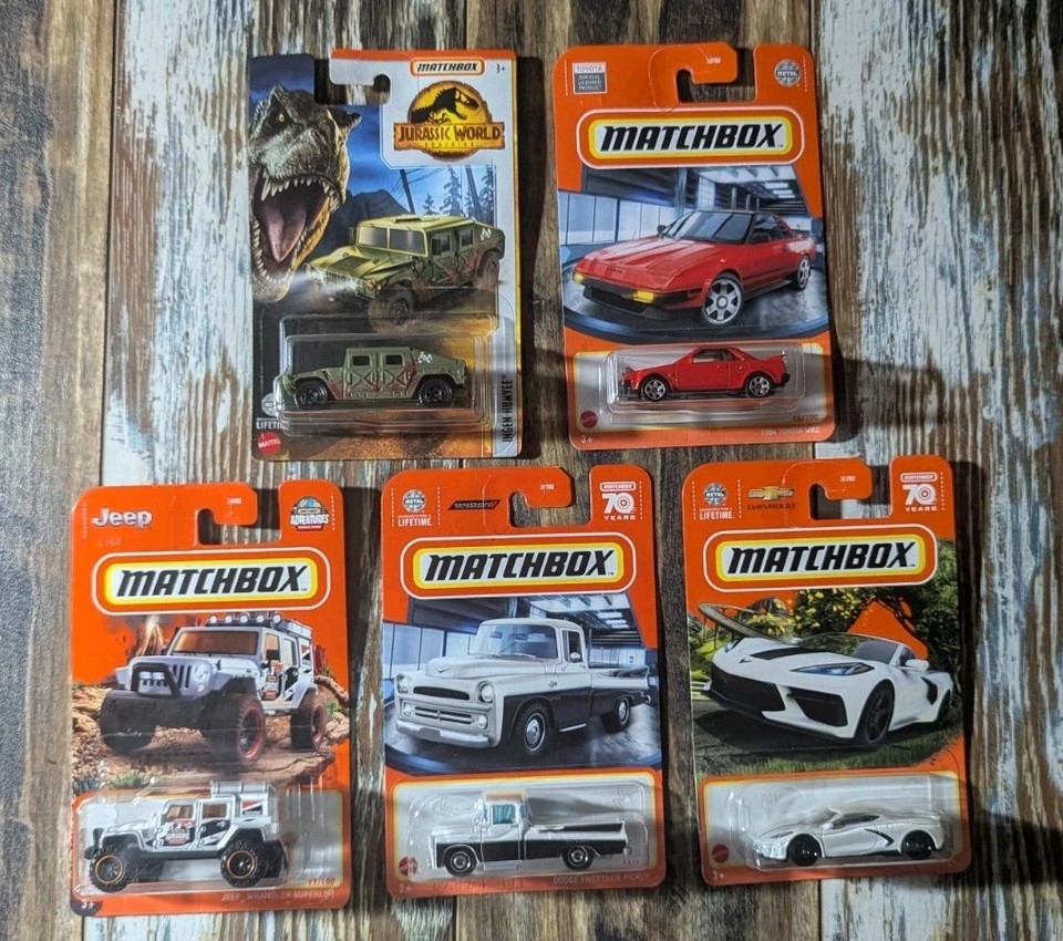 MATCHBOX Main Line Lot of 15 Cars CHEVY / JEEP /TOYOTA. ETC HAPPY ...