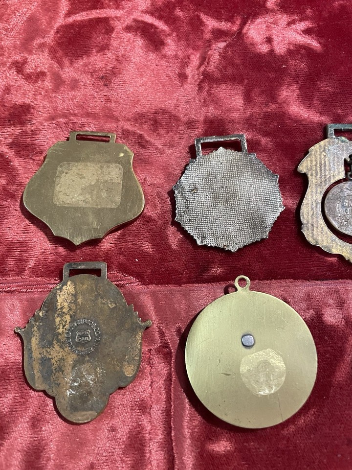 Lot 1: 8 Vintage USA Medals Watch Fobs Collectible | eBay