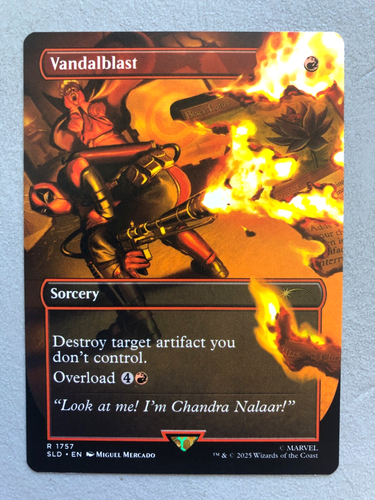 Mtg Carte Magic Secret Lair Marvel Deadpool Vandalblast English NM | eBay