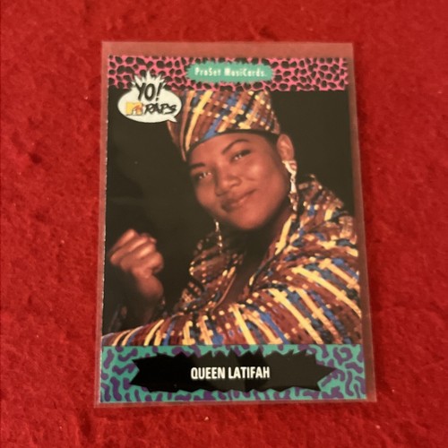 1991 ProSet Yo! MTV Raps QUEEN LATIFAH Card #138 VG-EX Condition | eBay