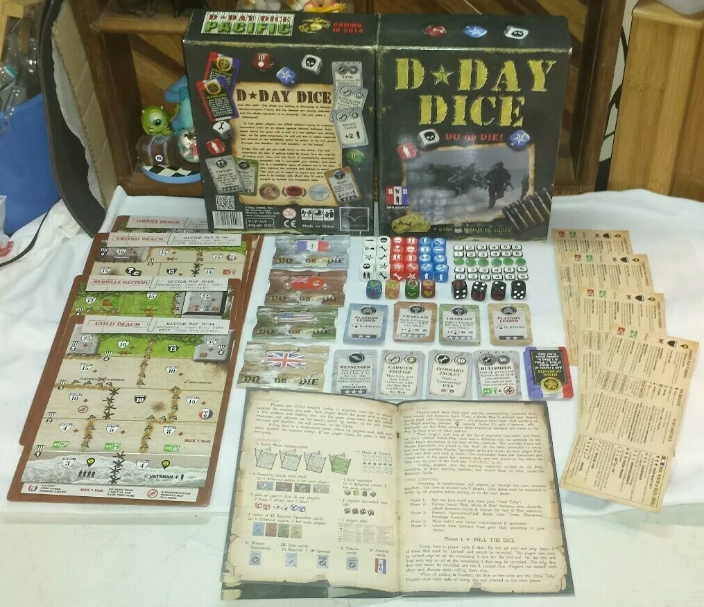 D-Day Dice Board Game Do or Die - Valley Games 2010 Near Mint | eBay