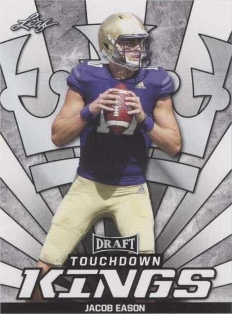 2020 Leaf Draft - Touchdown Kings #81 Jacob Eason (RC) for sale online ...