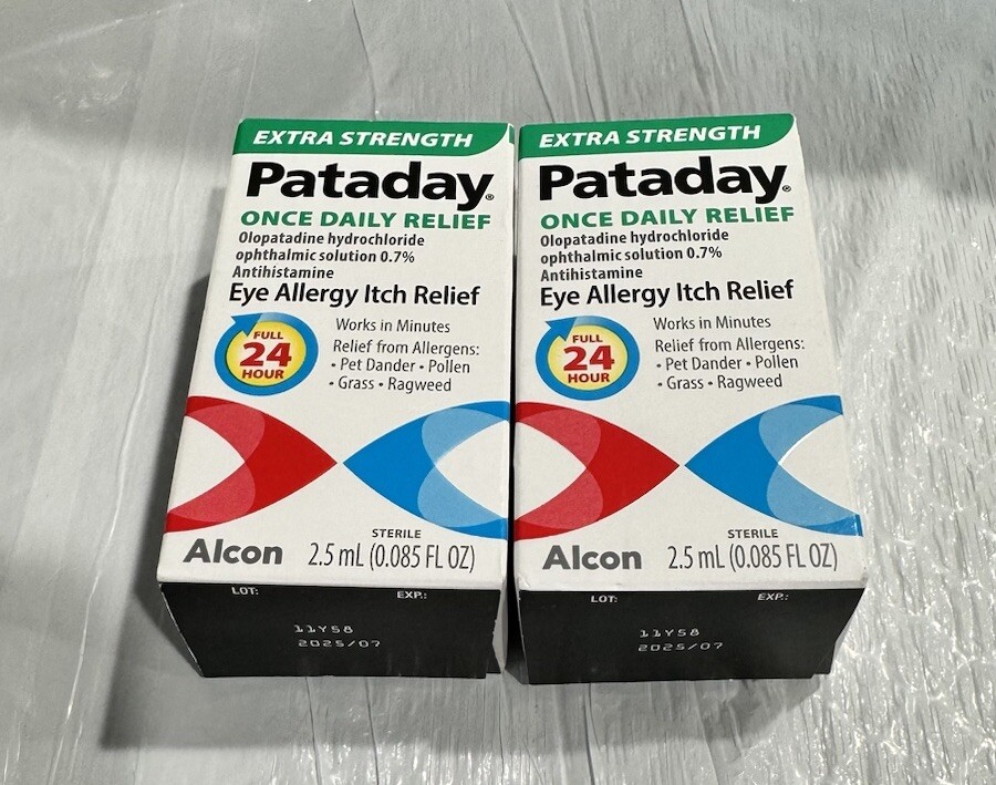 *NEW* Pataday Once Daily Relief Extra Strength Eye Drops (twin pack) | eBay