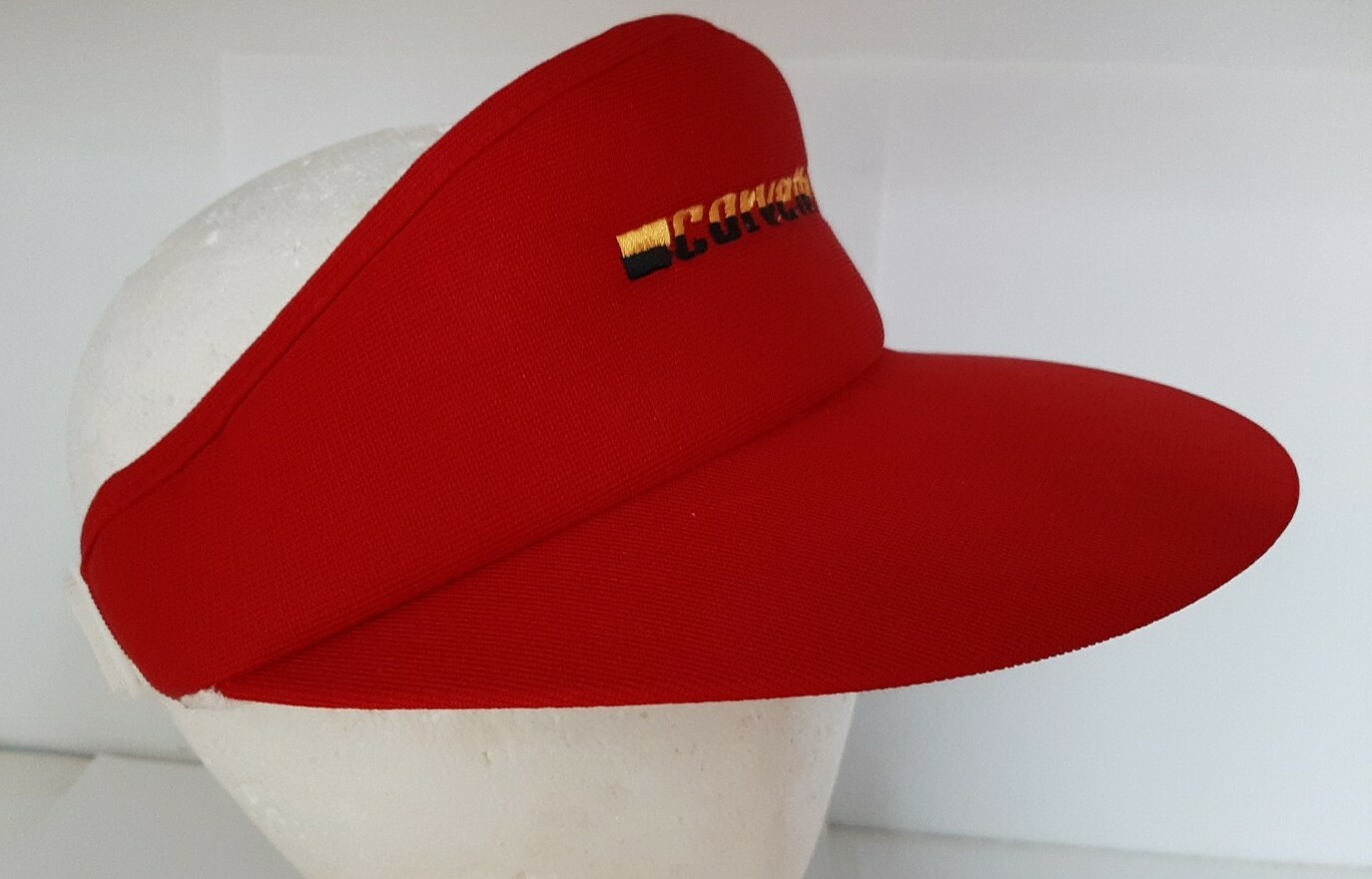 Rare Vintage Corvette Adjustable Golf Sun Visor Hat C… - Gem