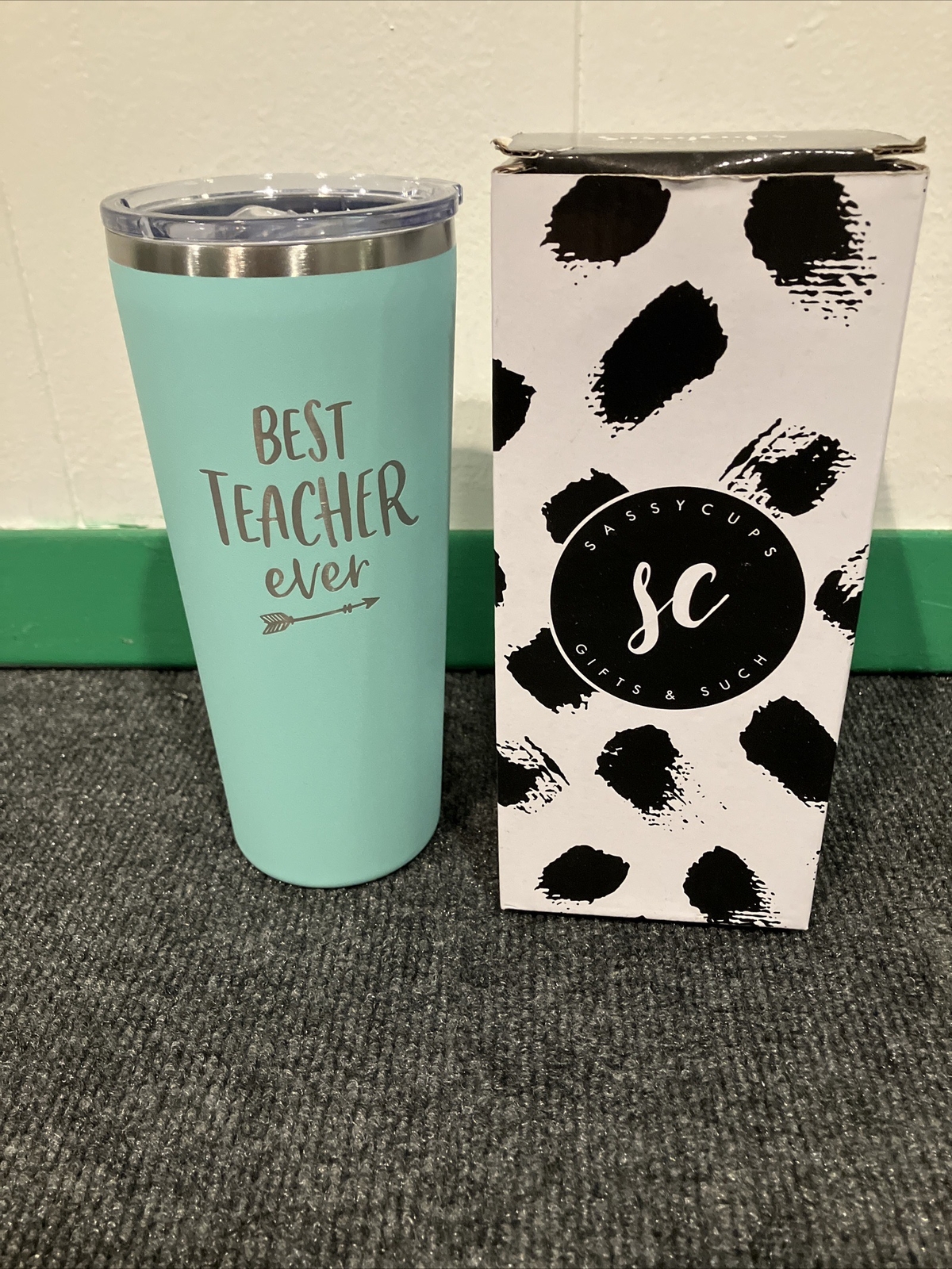 Water Bottle Sassy Cups Travel Mug Stainless Steel Best Teacher Ever ...