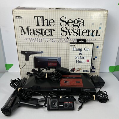 Sega Master System Console - Original Launch Edition - w/ BOX - TESTED ...