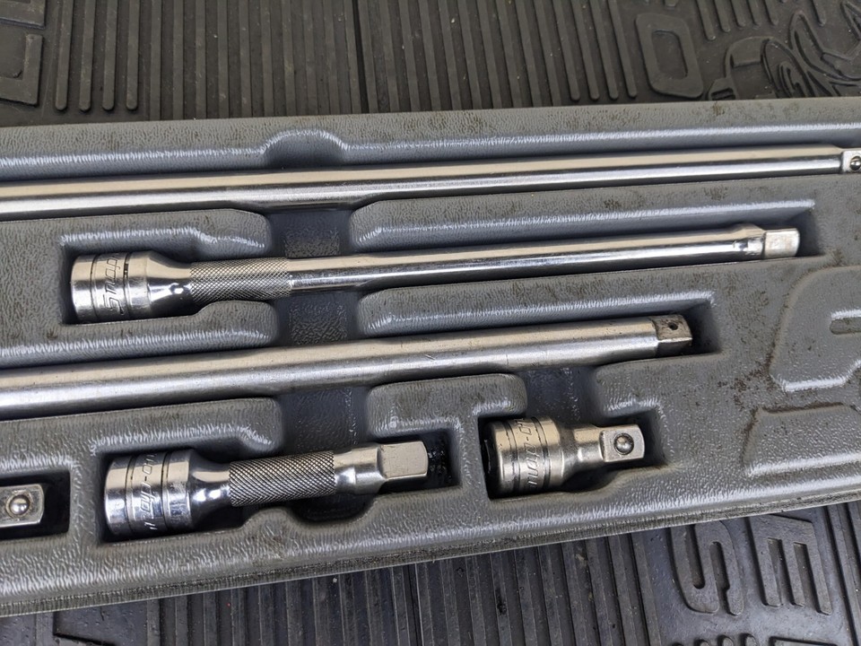 #bd857 Snap-On Tools 8 pc 3/8" Drive Knurled Extension Set 208AFX | eBay
