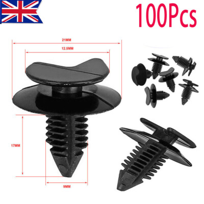 100X Hidden Trim Panel Fixing Clips For VW Transporter T4 T5 Lining ...